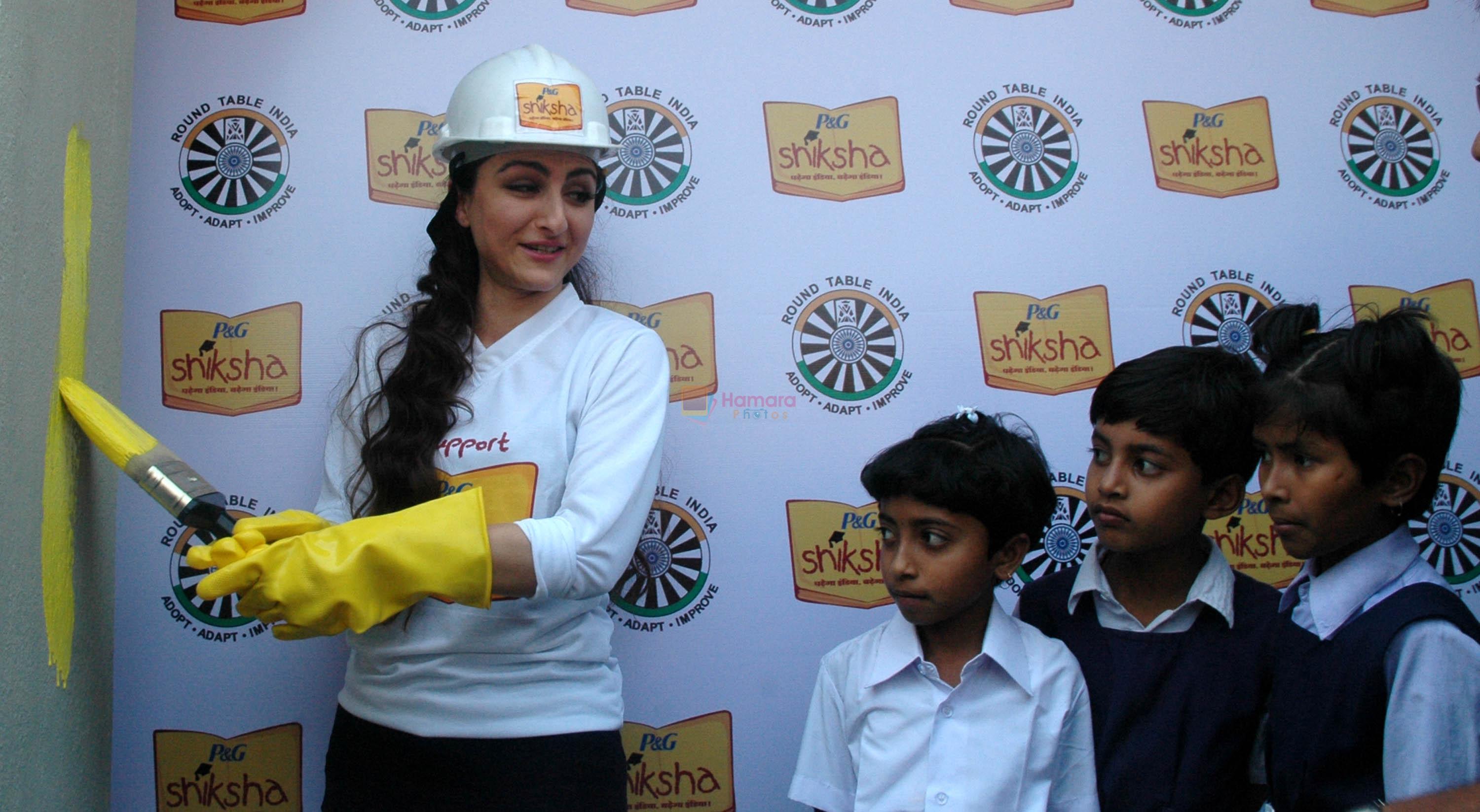 Soha Ali Khan in a charity for a School at Deganga West Bengal on 14th March 2014 / Soha Ali ...